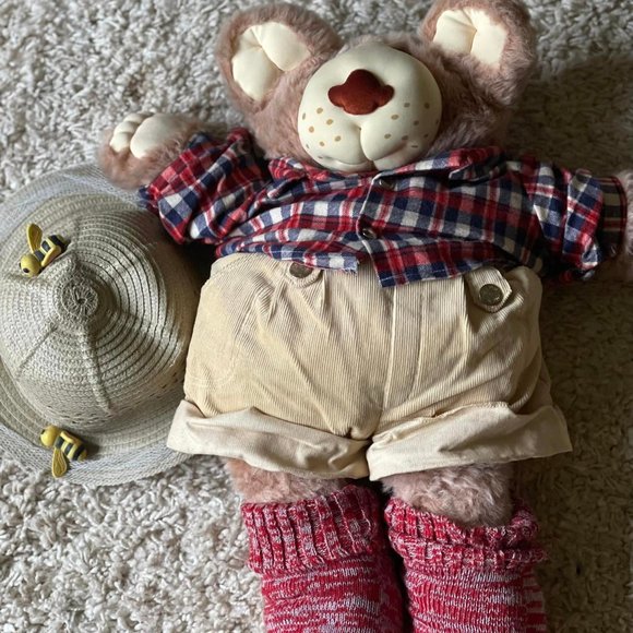 Toys | 1986 Furskins Bear Plush Boone Furskin Beekeeper Xavier Roberts ...
